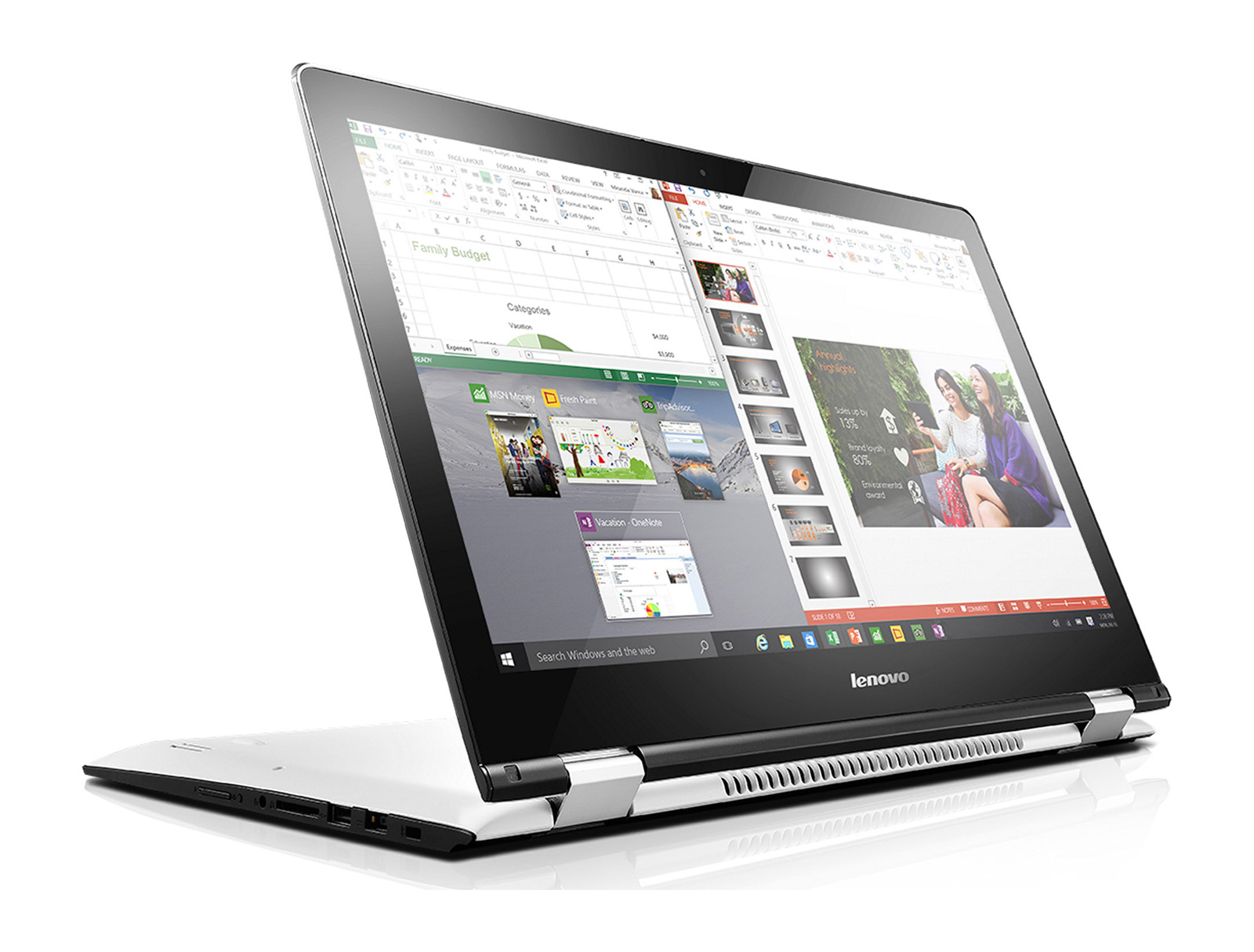 Ноутбук Lenovo YOGA 500-15ISK White (80R6004HUA) - купить в интернет ...