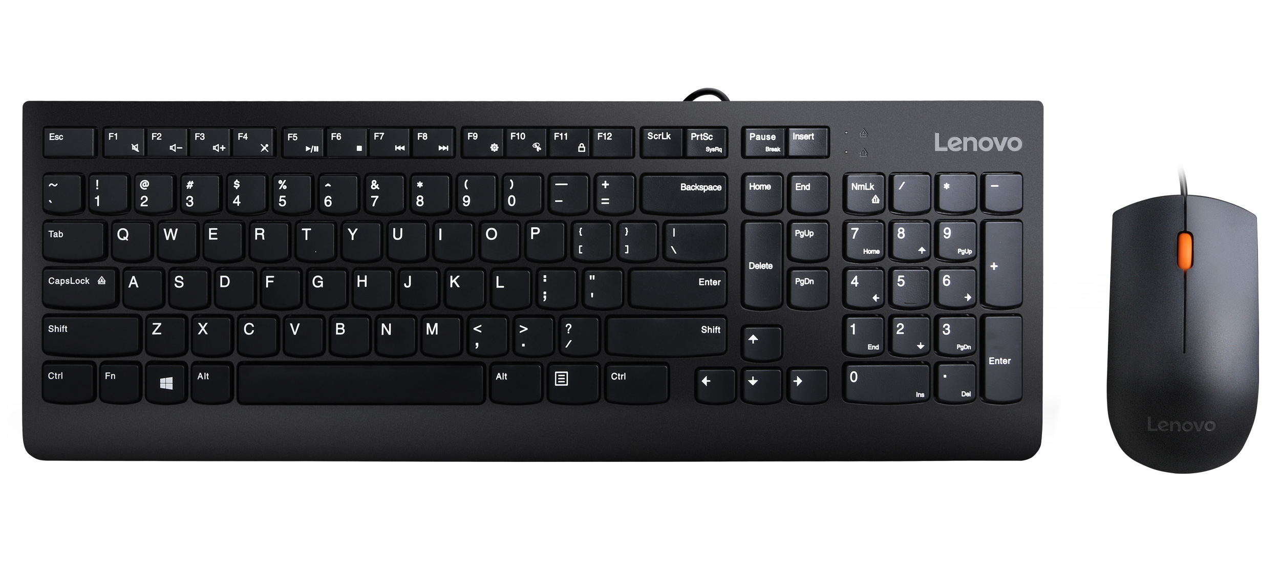 Комплект Lenovo Essential Wired Combo Keyboard & Mouse Russian/Cyrillic ...