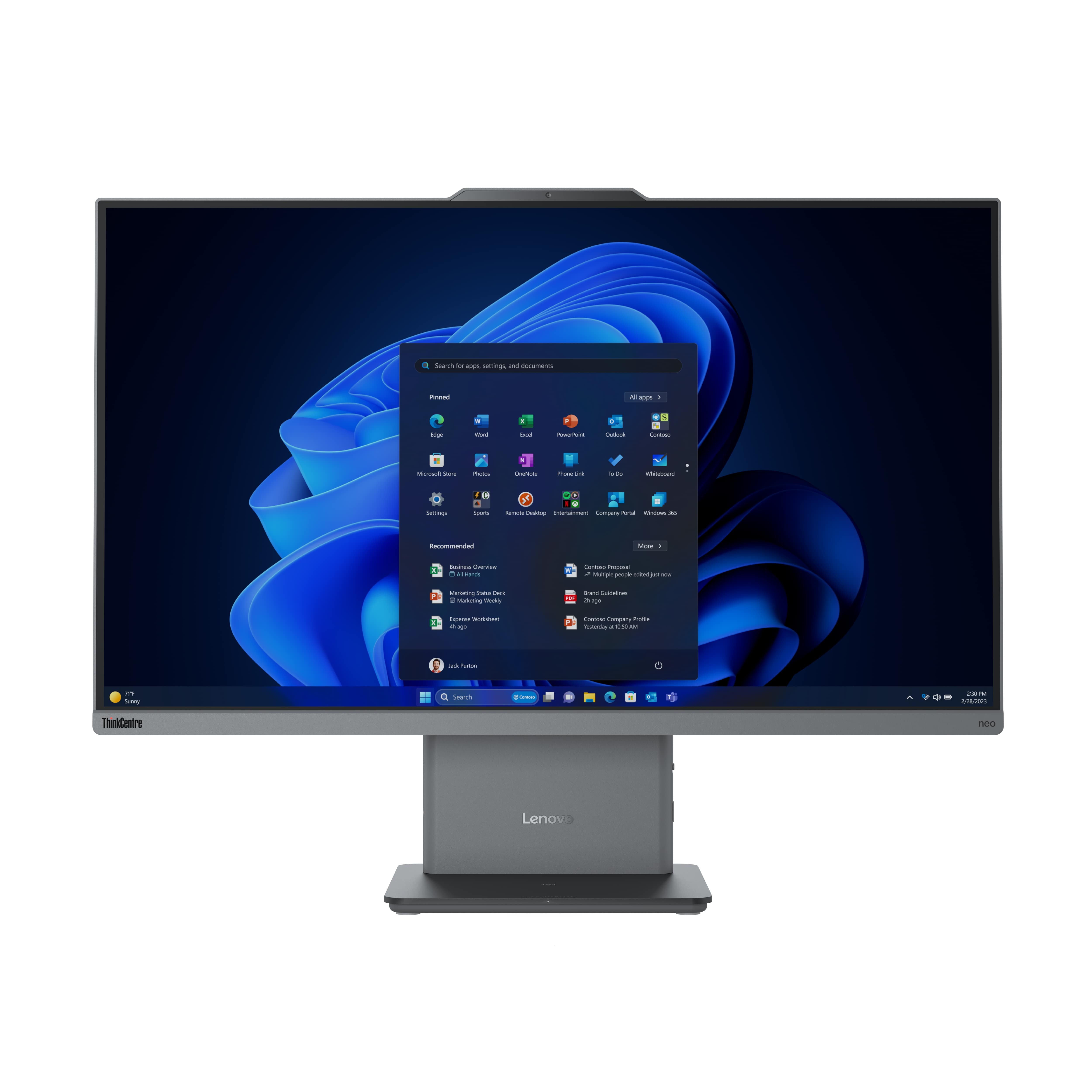 Моноблок Lenovo ThinkCentre neo 50a 27 Gen 5 Luna Grey (12SB0012UI ...